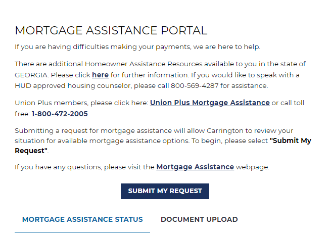 Applying for Mortgage Assistance